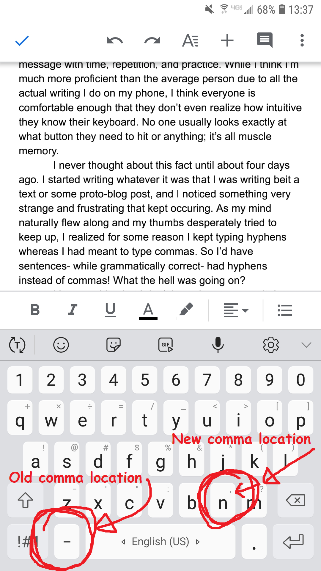 The Android Keyboard Sucks – Everything Sucks